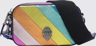 Kurt Geiger Mini-Kameratasche Kensington aus mehrfarbig gestreiftem Leder