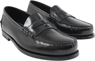 Churchs Homme, Chaussures, Noir, Taille: 43 EU Mocassin en cuir de veau