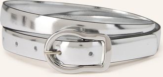 Dorothee Schumacher Dorothee Schumacher Lederg&uuml;rtel Mirror Shine silber