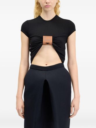 Jean Paul Gaultier Womens Baby T-Shirt The Black Label Viscose T-Shirts & Jerseys