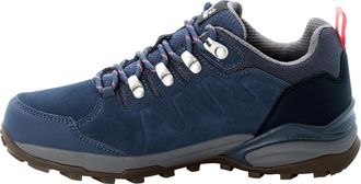 Jack Wolfskin Damen Refugio Texapore Low Walking Schuh, Dark Blue Grey, 39.5 EU