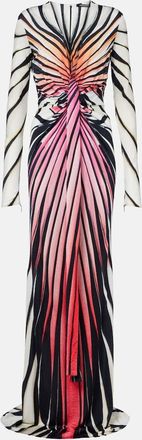 Roberto Cavalli Bedruckte Robe