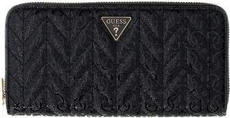 Guess Stacey Slg Large Zip Around - - Accessories - Damen - Schwarzk - ONE SIZE