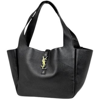 Saint Laurent Sac cabas vintage doccasion - Femme - Pre-owned - Noir - Taille: ONE Size