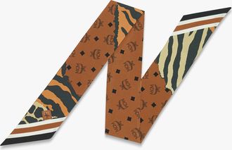 MCM Petite Seidenschal mit Animal-Print