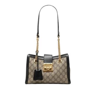 Gucci Sac port&eacute; &eacute;paule Padlock Pre-owned - Femme - Pre-owned - Beige - Taille: ONE Size