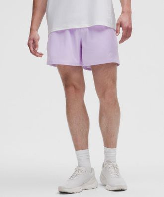 lululemon Gestreifte Tennis-Shorts aus für Männer - 13 cm - Größe 2XL in Lavender Frost