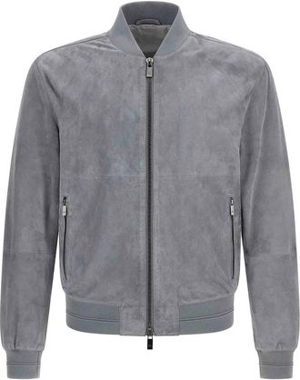Pal Zileri Lederjacke - Grau