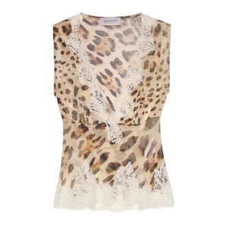 Ermanno Scervino Femme, Tops, Multicolore, Taille: 36 FR Top &agrave; pois