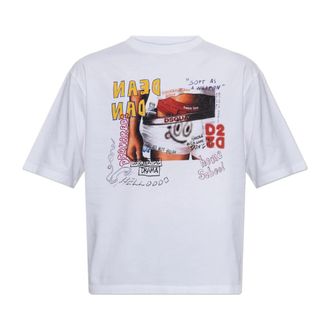 Dsquared2 T-Shirts - - Tops - Herren - Wei&szlig; - M