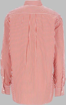 Polo Ralph Lauren Striped Cotton Logo Shirt - Orange