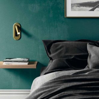 Millumine Millumine - Applique T&ecirc;te De Lit encastrable Mila Tactile Laiton Mat