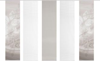 Vision S 5er-Set Schiebegardine TOUPILLON