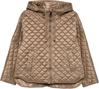 Max Mara Femme, Vestes, Brun, Taille: 32 FR Giorno Padded Jacket
