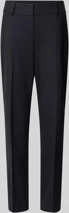 Windsor Slim Fit Hose aus Schurwoll-Elasthan-Mix mit B&uuml;gelfalten