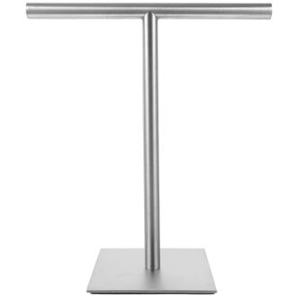 Cabilock Handtuchhalter Edelstahl Freistehend 32X1X32 cm Handtuchst&auml;nder F&uuml;r Badezimmer Und K&uuml;che Ohne Bohren Handtuchregal F&uuml;r Handt&uuml;cher Und K&uuml;chent&uuml;cher