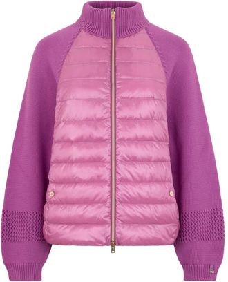 Herno Femme, Vestes, Rose, Taille: 40 FR Veste Matelass&eacute;e en Tricot