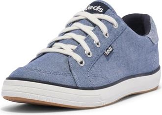 Keds Womens Center III Sneaker, Navy Textile, 9