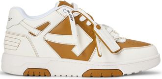 Off-white Sneakers aus Leder - Braun