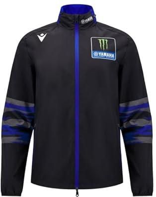 Macron Veste Imperm&eacute;able Fan Gear Homme Monster Energy Yam Moto Officielle Noir (FR/ES, Alpha/lettres, TTG, Taille normale, Taille normale, Noir)