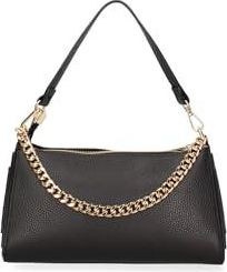 Gave Lux Sac à main pour femme en cuir véritable Made in Italy 26 x 14 x 12 cm, Noir, Taille unique