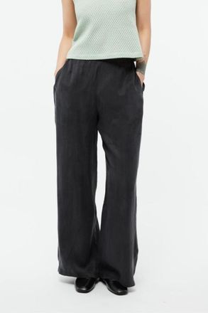 Givn Damen vegan Hose Wide Fit Marla Schwarz