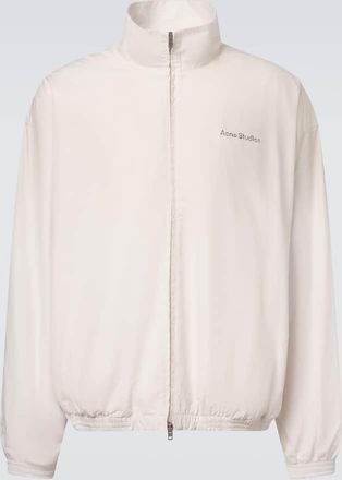 Acne Studios Veste bomber en coton &agrave; logo