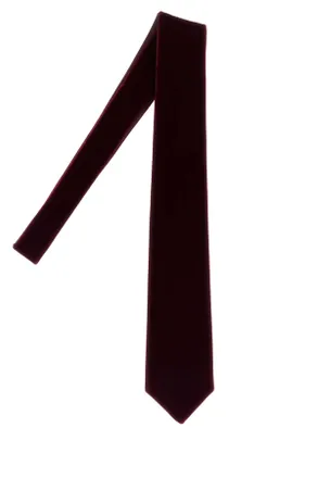 Giorgio Armani Stretch Velvet Necktie