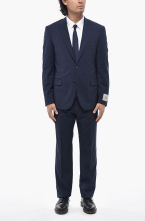 Corneliani CC COLLECTION Anzug aus Schurwolle mit Pattentaschen Corneliani
