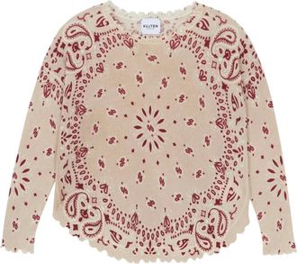 Kujten Kujten, Femme, Pulls, Beige, Taille: 44 FR Tricot ras du cou