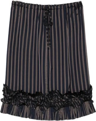 Dries Van Noten Femme, Jupes, Bleu, Taille: 40 FR Scotts Skirt
