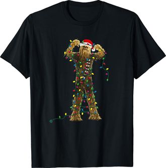 Star Wars Weihnachten Star Wars Chewbacca Christmas Lights T-Shirt