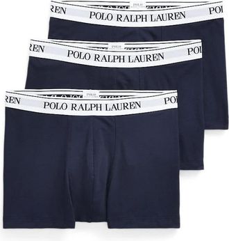 Polo Ralph Lauren Homme, Sous-v&ecirc;tements, Bleu, Taille: XL Boxers 3-en-1