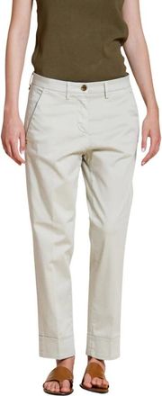 Mason's Femme, Pantalons, Gris, Taille: 34 FR Pantalon Chino Carotte New York