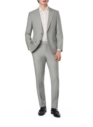 HUGO BOSS Herren Anzug grau Slim Fit