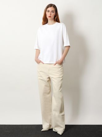 R&oacute;he Womens Cotton Trousers Beige