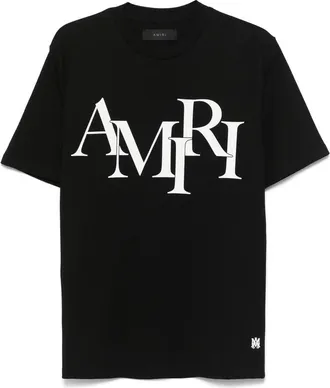 Amiri Staggered-logo T-shirt
