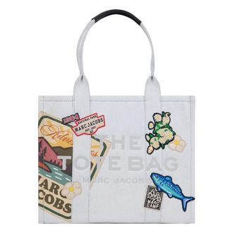 Marc Jacobs Femme, Sacs, Blanc, Taille: ONE Size Le Sac Cabas Avec Applications