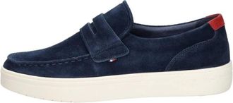 Tommy Hilfiger Homme, Chaussures, Bleu, Taille: 45 EU Modern Light Hybrid Suede Loafer