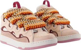 Lanvin Leather Multicolor Calfskin Sneaker - Multicolor