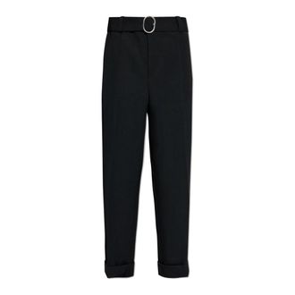 Jil Sander Hose mit G&uuml;rtel - - Trousers - Herren - Schwarzk - S