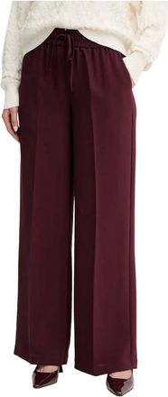 Twinset Femme, Pantalons, Brun, Taille: 38 FR Pantalon Jogger en Crêpe