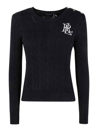 Lauren Ralph Lauren Pull Col Rond - Noir