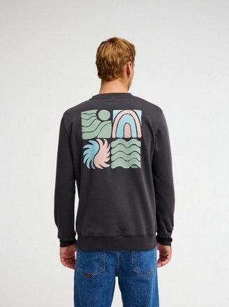 Quiksilver Sweatshirt VIBES CREW sportlich-l&auml;ssiger Look, f&uuml;r Alltag und Freizeit
