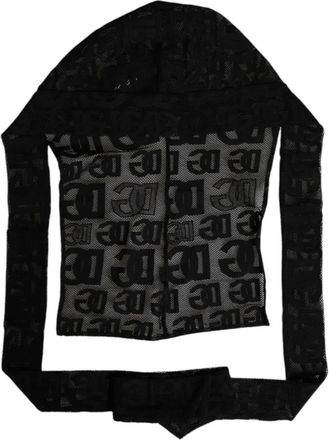 Dolce & Gabbana unisex, Accessoires, Noir, Taille: ONE Size Balaclava Hat