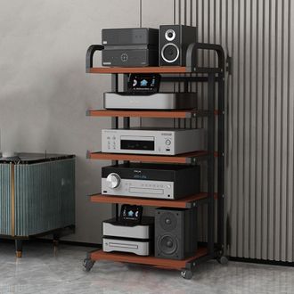 Generic Stereoschrank & Audio Rack 106cm Hifi-Regal für Heimkino Aufnahmestudios & Büros Mobile Verstärker Lagerung & Medien & Stilvolles Design