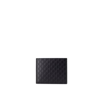 Gucci GG Microguccissima Bifold Geldb&ouml;rse - - Accessories - unisex - Schwarzk - ONE SIZE
