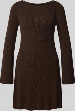 Only Ausgestelltes Strickkleid mit U-Boot-Ausschnitt Modell TESSIE