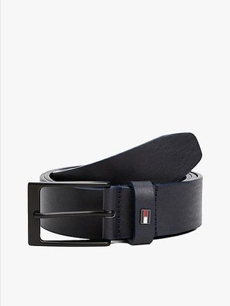 Tommy Hilfiger Ceinture en cuir &agrave; boucle ton sur ton