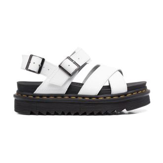 Dr. Martens Femme, Chaussures, Blanc, Taille: 40 EU Voss II Sandal
